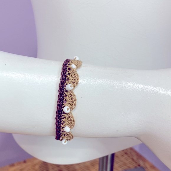 Handmade by AdiShilp Crafts | Jewelry | Handmade Crochet Two Toned ...